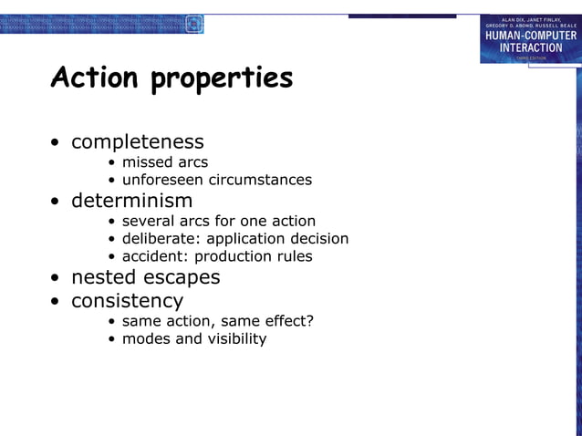 HCI 3e - Ch 16: Dialogue notations and design | PPT | Programming ...