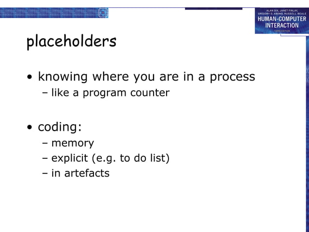 Hci 3e Ch 18 Modelling Rich Interaction Ppt