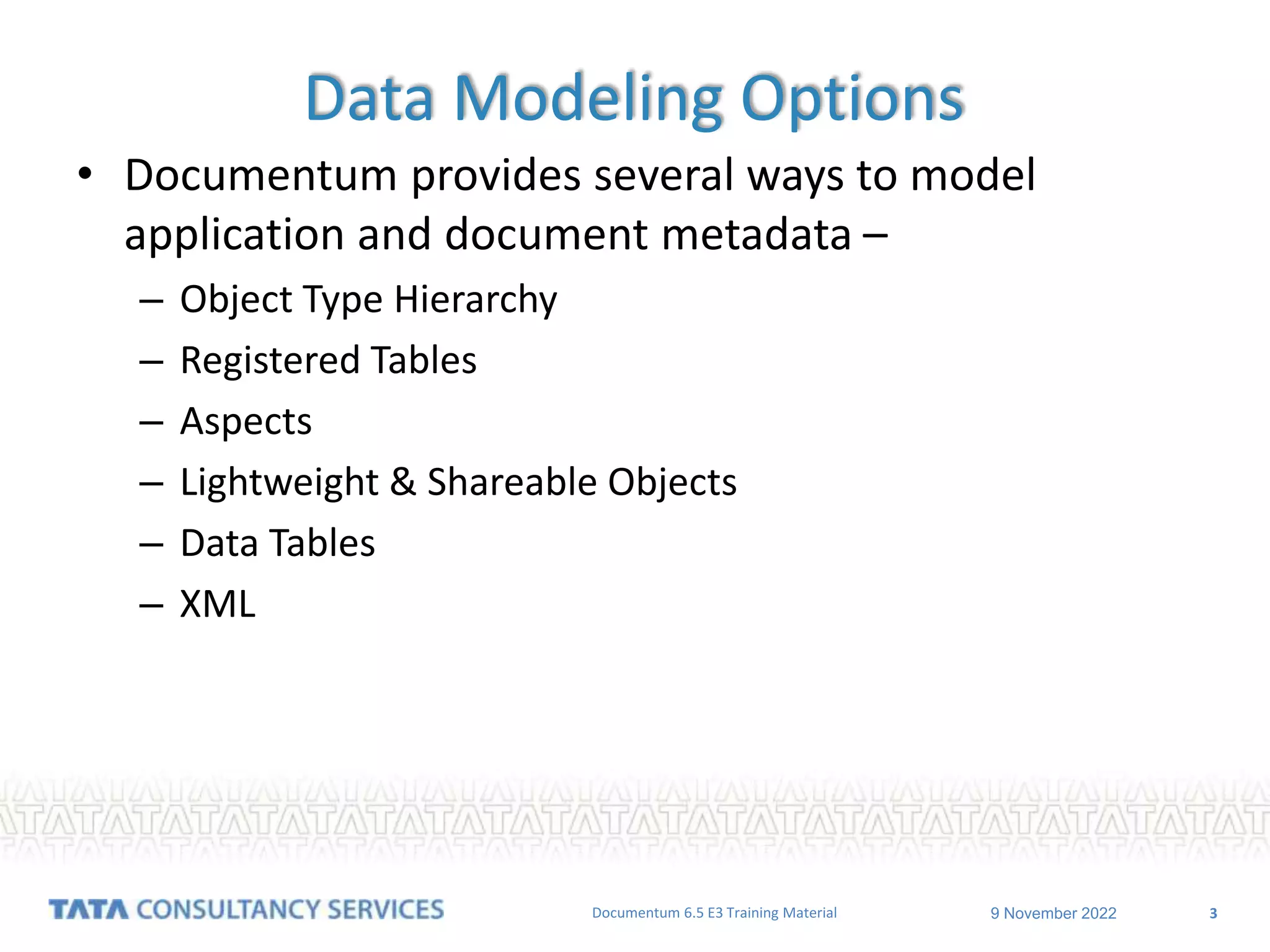 Documentum Data Models.ppt