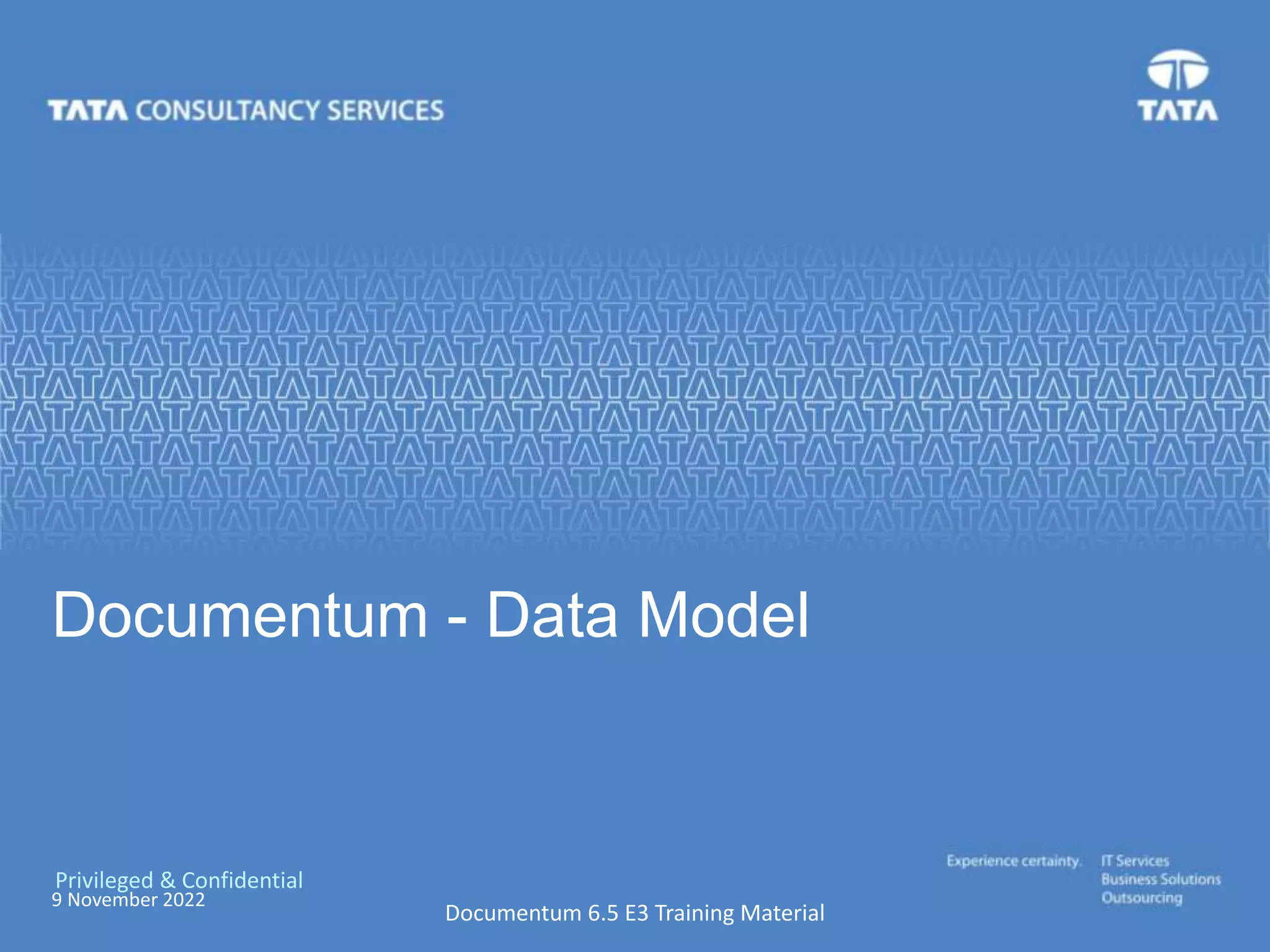 Documentum Data Models.ppt