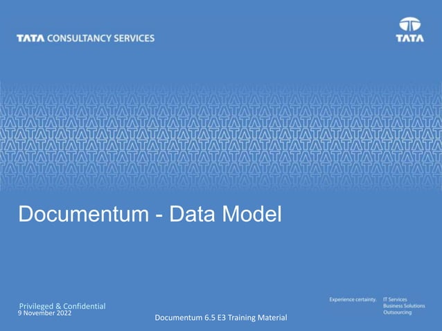 Documentum Data Models.ppt