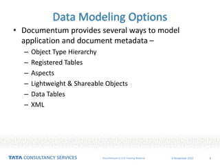 Documentum Data Models.ppt