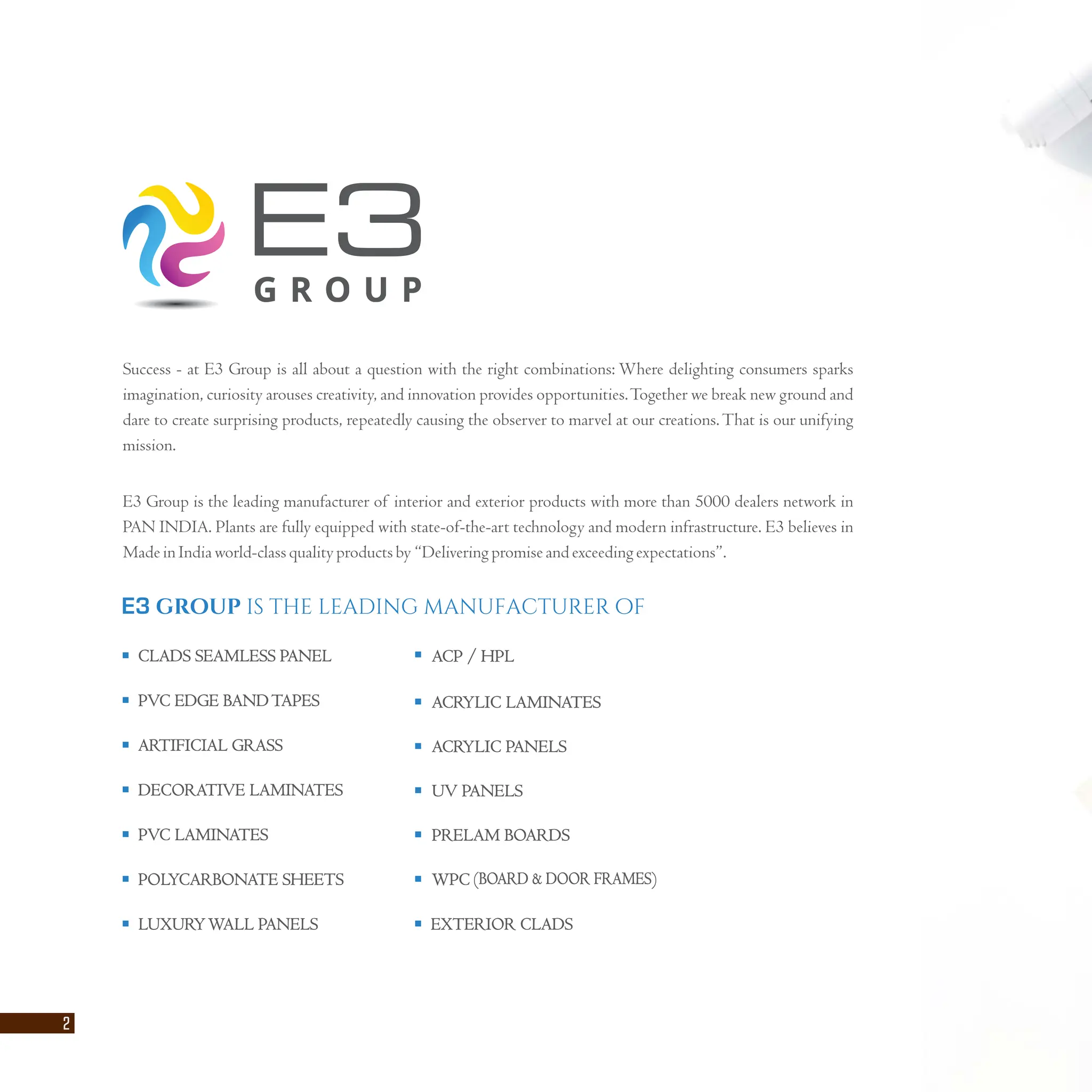 E3 HPL Sheets - Leading HPL Sheet Manufacturer in India | PDF