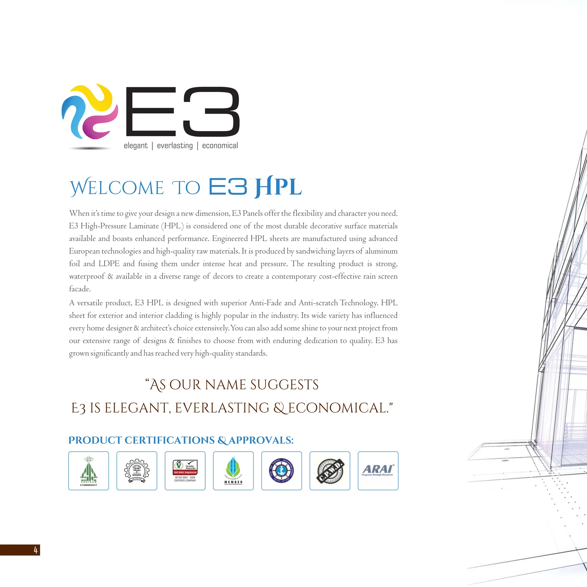 E3 HPL Sheets - Leading HPL Sheet Manufacturer in India | PDF