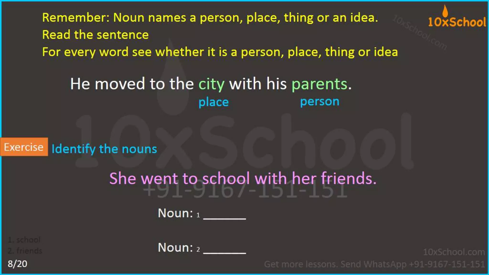 Grade 3: What are Nouns? | PPTX