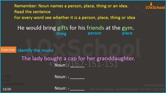 Grade 3: What are Nouns? | PPTX