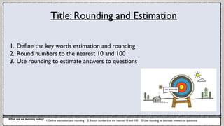 Rounding and Estimation in Mathematics for GCSE and Functional Skills ...