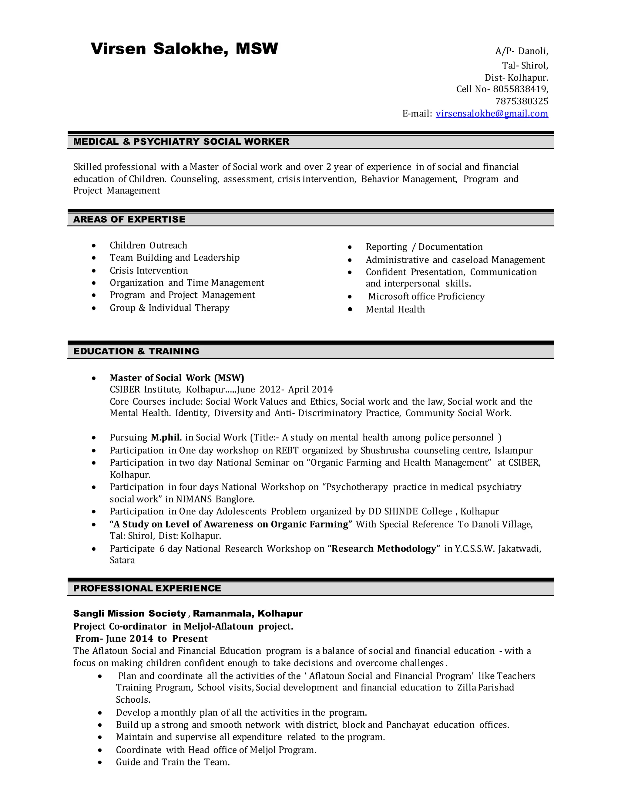New Resume of Veer | PDF