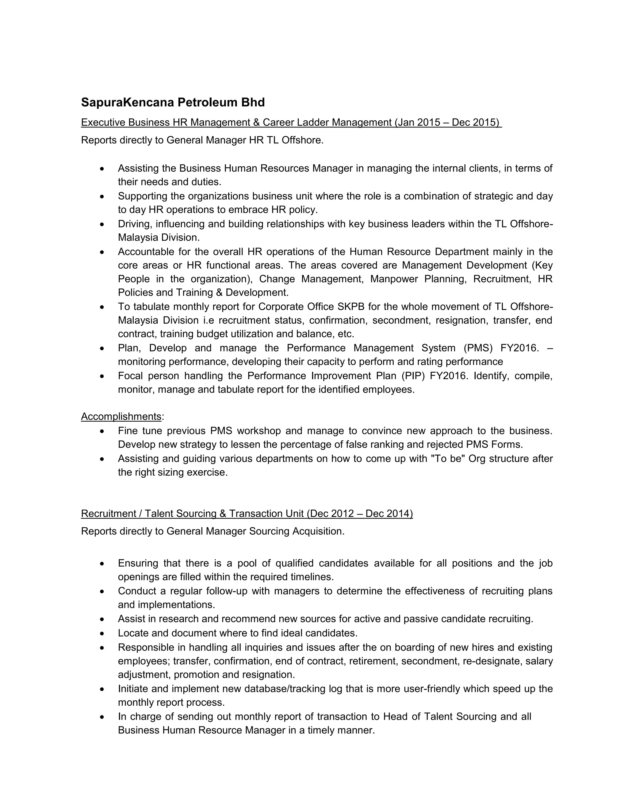 Shairah's CV | PDF | Resume Writing and Advice | Job Search