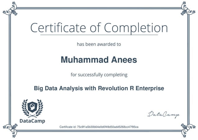 Big Data Analysis R Certificate | PDF | Technology & Computing