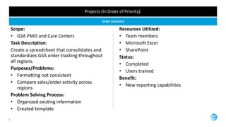 Project Readout | PPTX