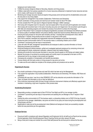 Angelina E. Ranggau_Updated CV2016 | DOC | Human Resources | Business