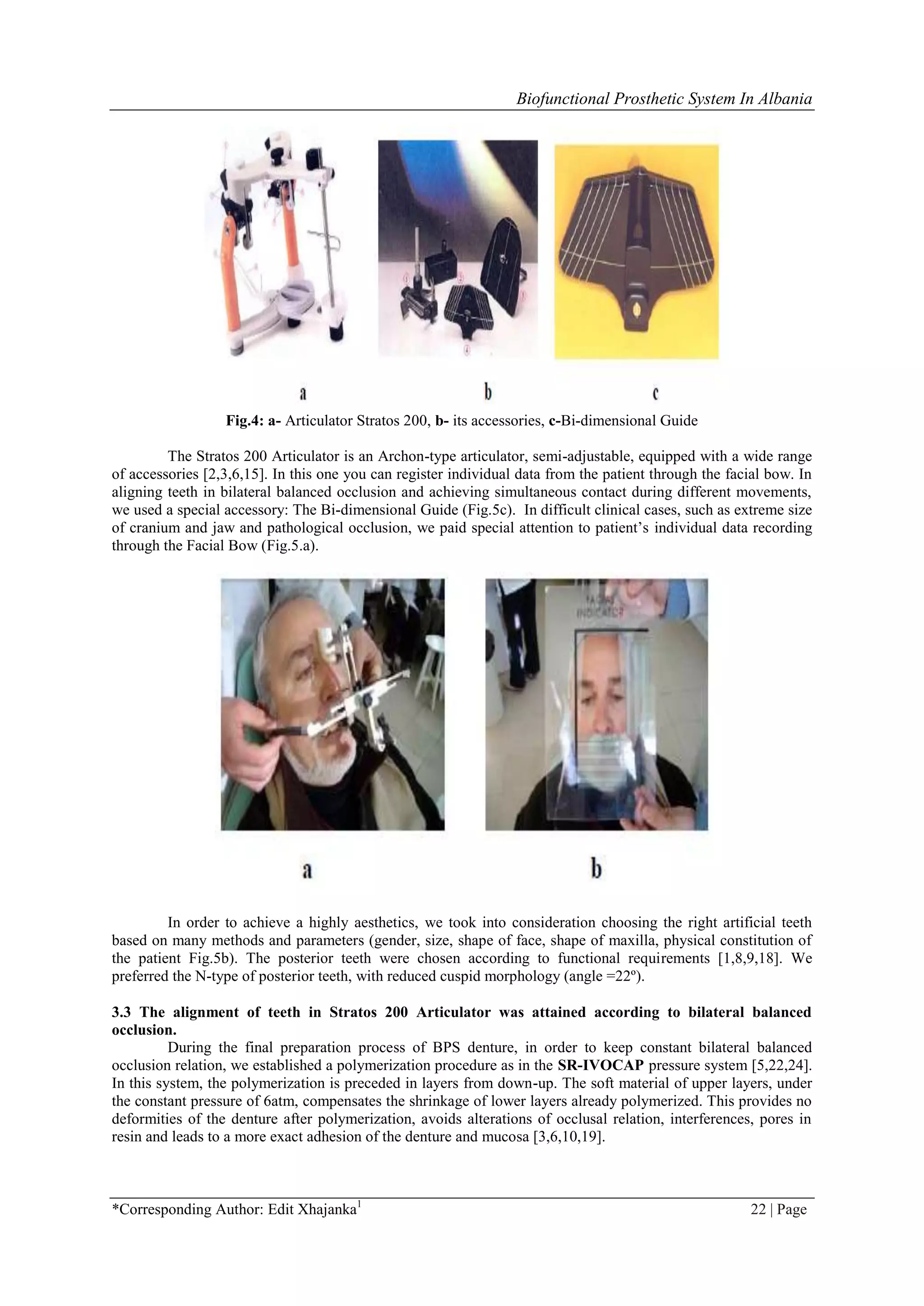 Biofunctional Prosthetic System in Albania | PDF