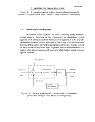 Basic Control System unit1 | DOC