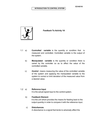 Basic Control System unit1 | DOC