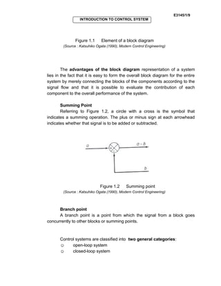 Basic Control System unit1 | DOC