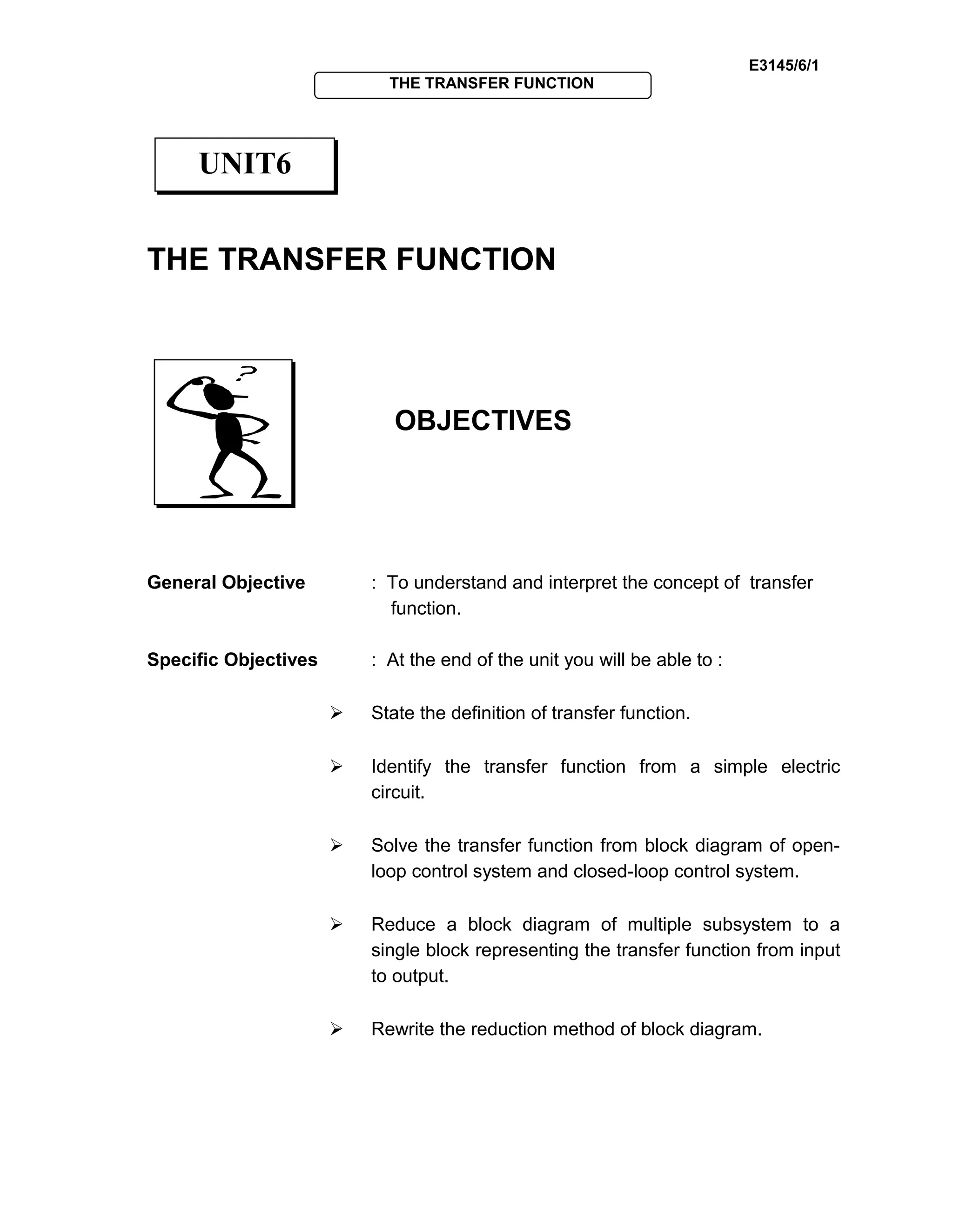 Basic Control System unit6 | DOC