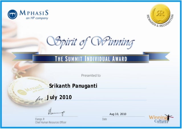 Certificate summit spot award certificate-summit-spot-award