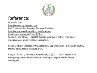 role of social media. | PPTX