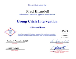 CISM - Group Crisis Intervention | PPT