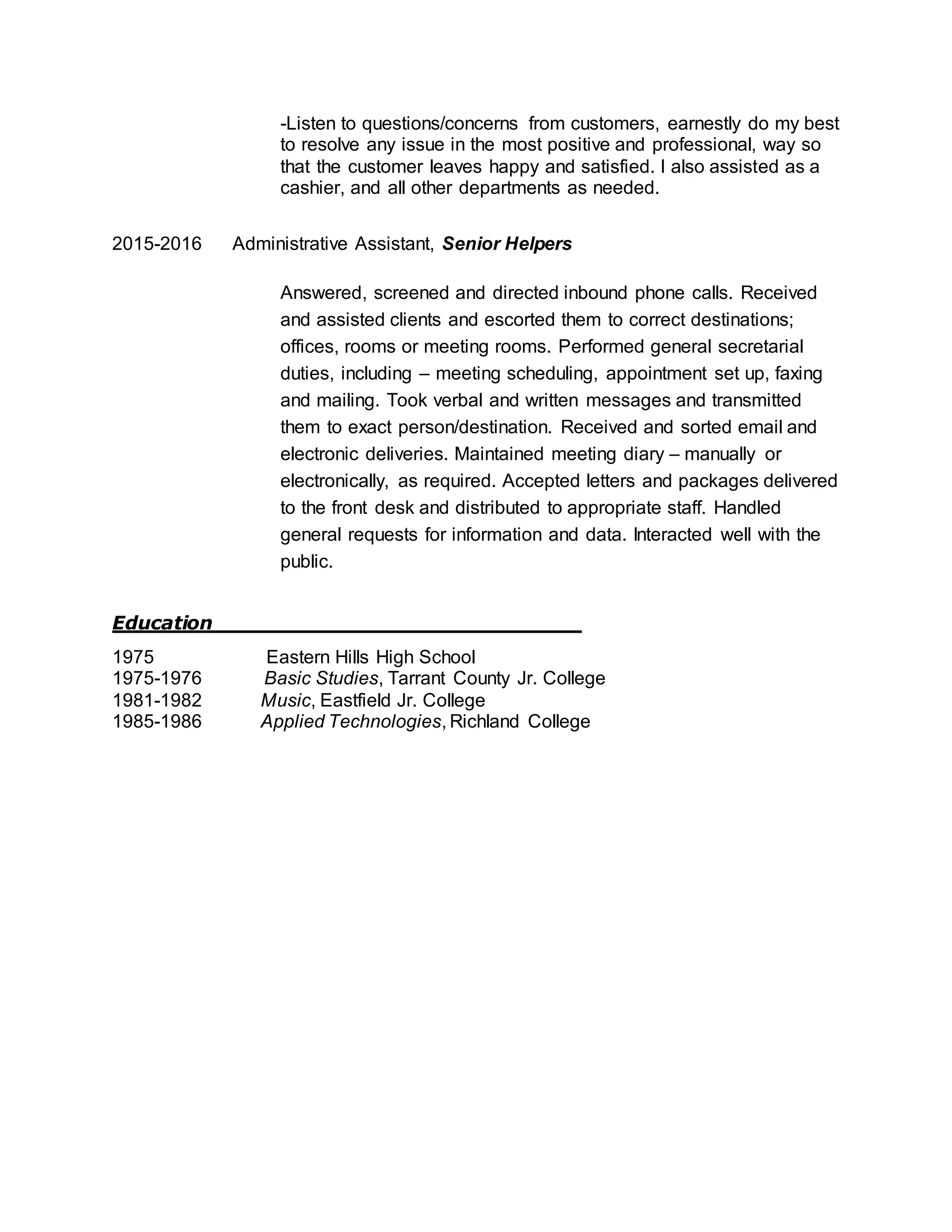 Denise Veliz Resume | DOCX