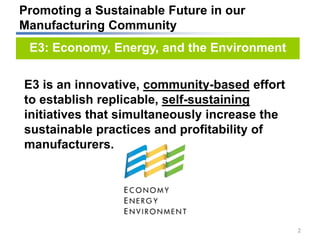 E3 North Carolina 2012 | PPT