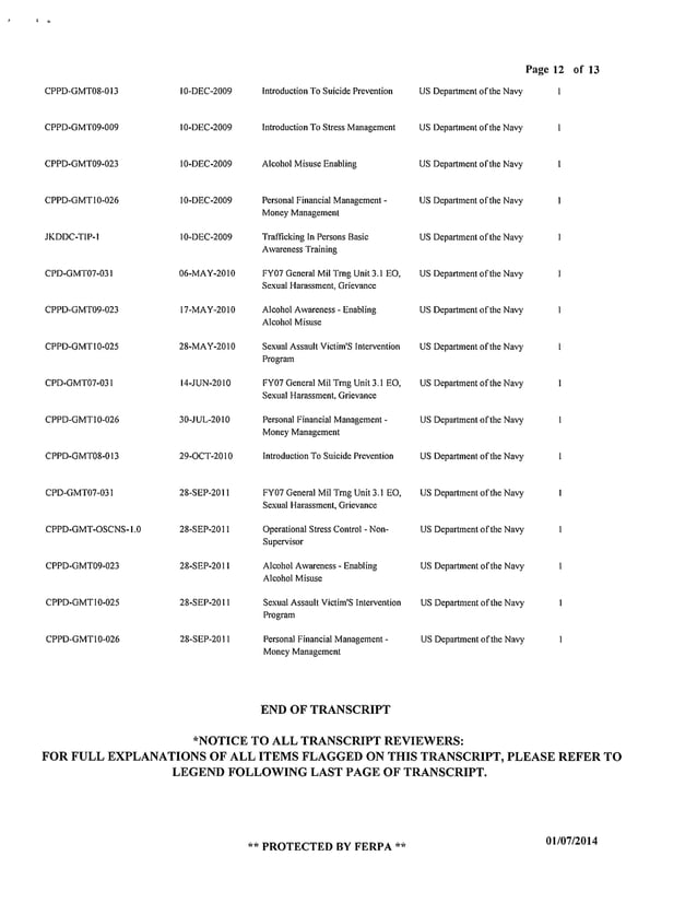 Joint Services Transcripts.PDF