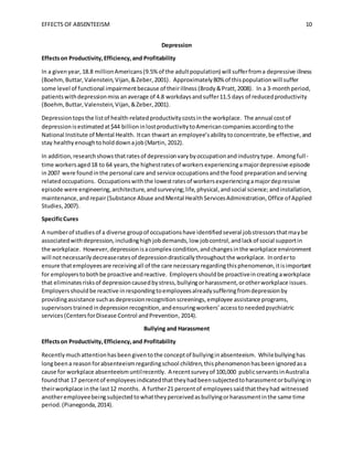 Effects of Absenteeism on Company Productivity%2c Efficiency%2c and ...