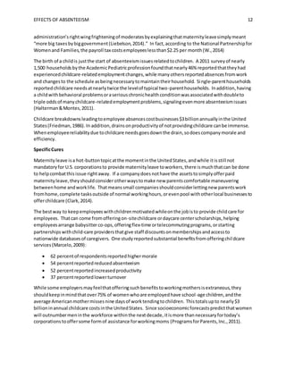 Effects of Absenteeism on Company Productivity%2c Efficiency%2c and ...