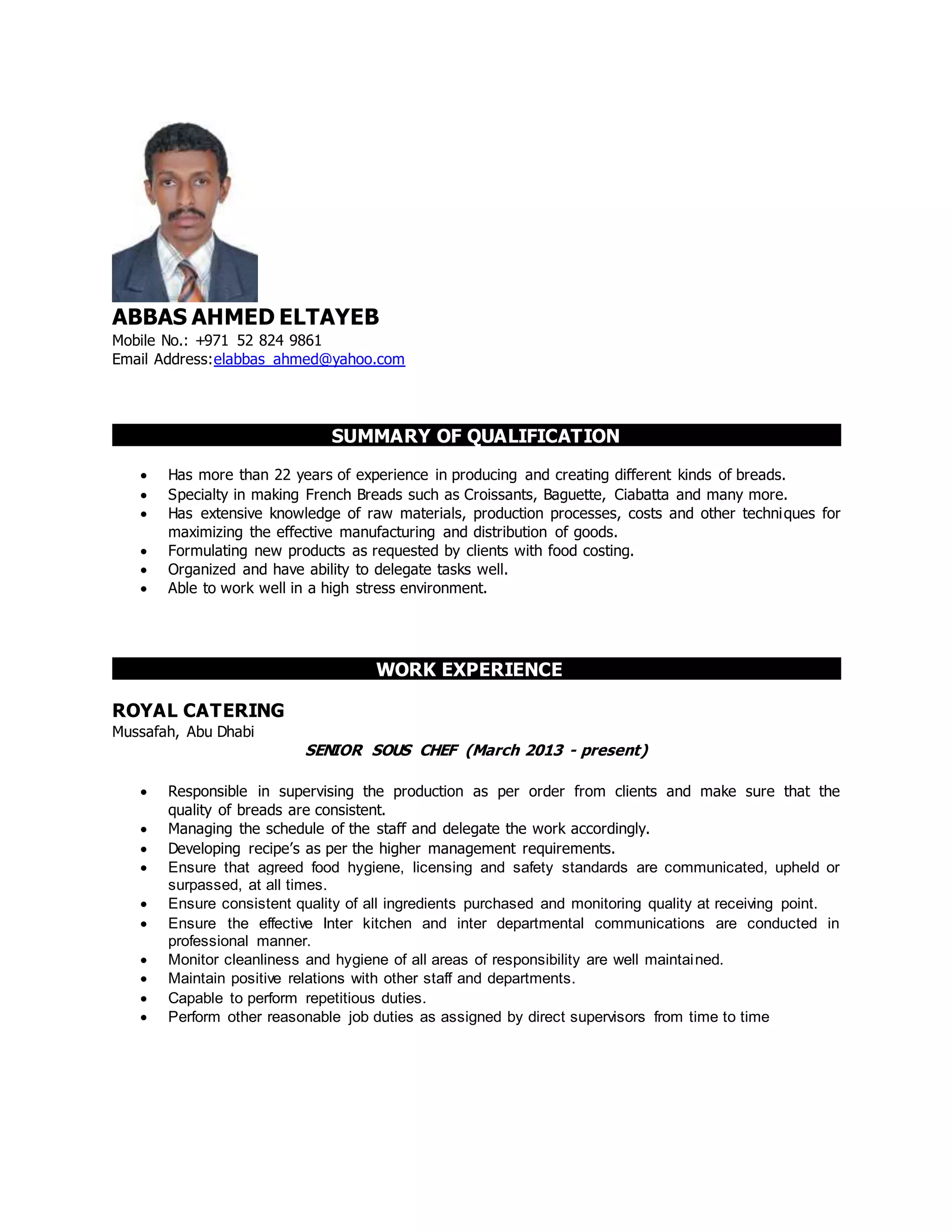 CV_Abbas Eltayeb2 | PDF