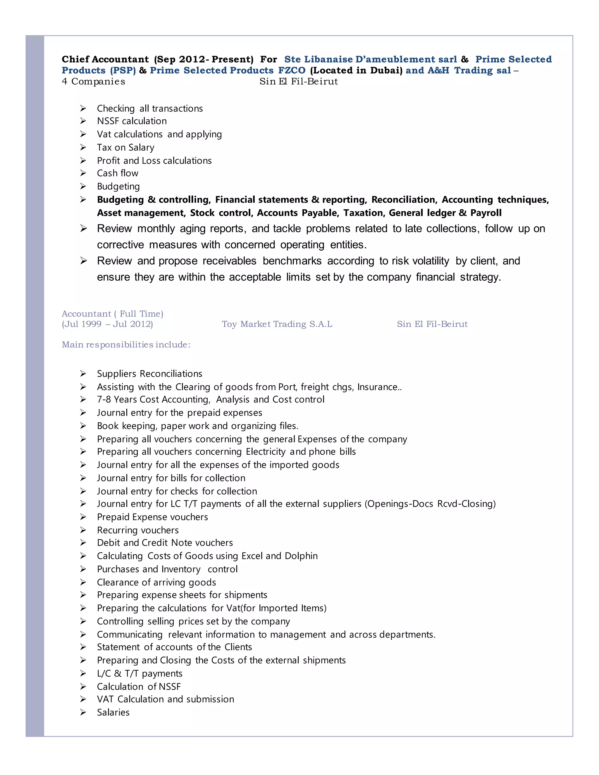 Lena Melikian CV 2016 | DOCX
