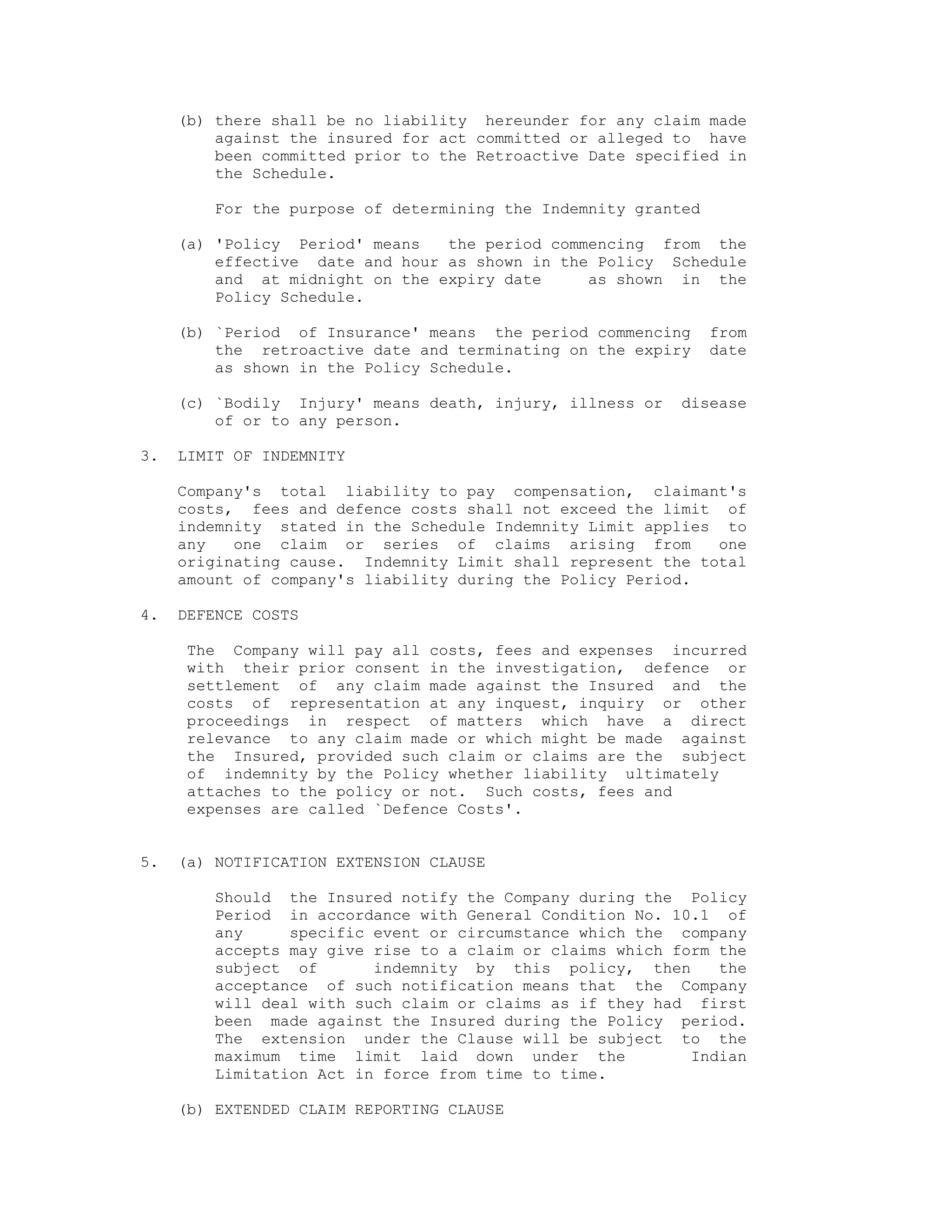 Professional Indemnity-Financial & Legal | DOC