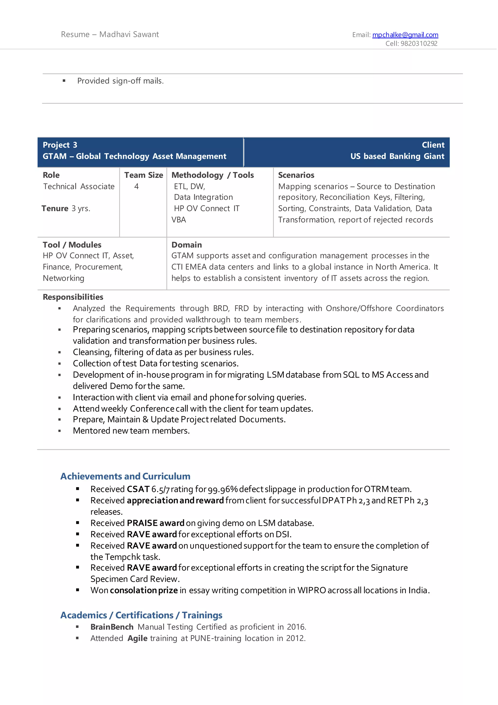 Madhavi Sawant_Testing RPA | PDF