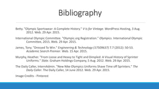 The Evolution of Olympics Sportswear | PPTX