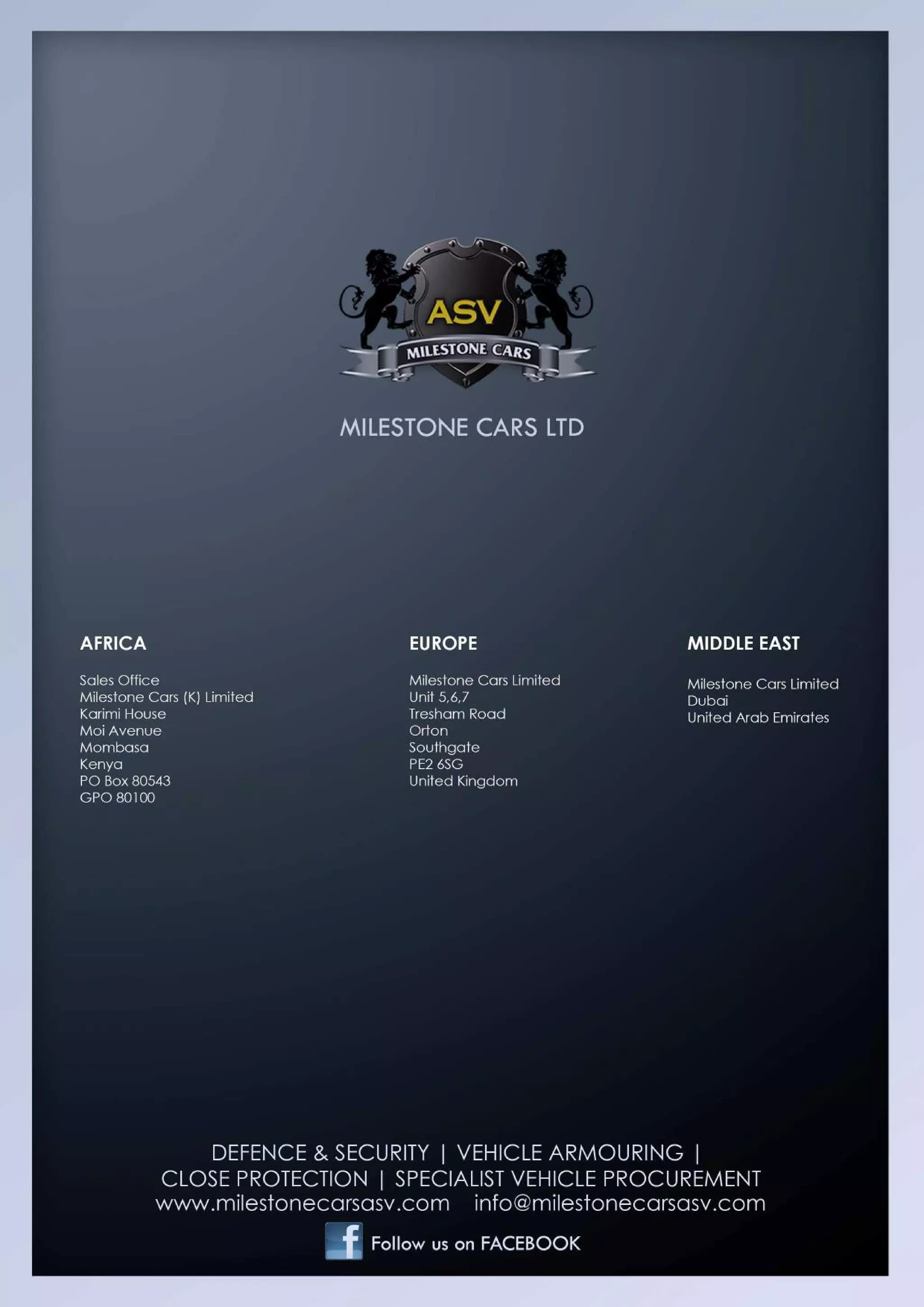 Milestone Cars Brochure - Compressed | PDF