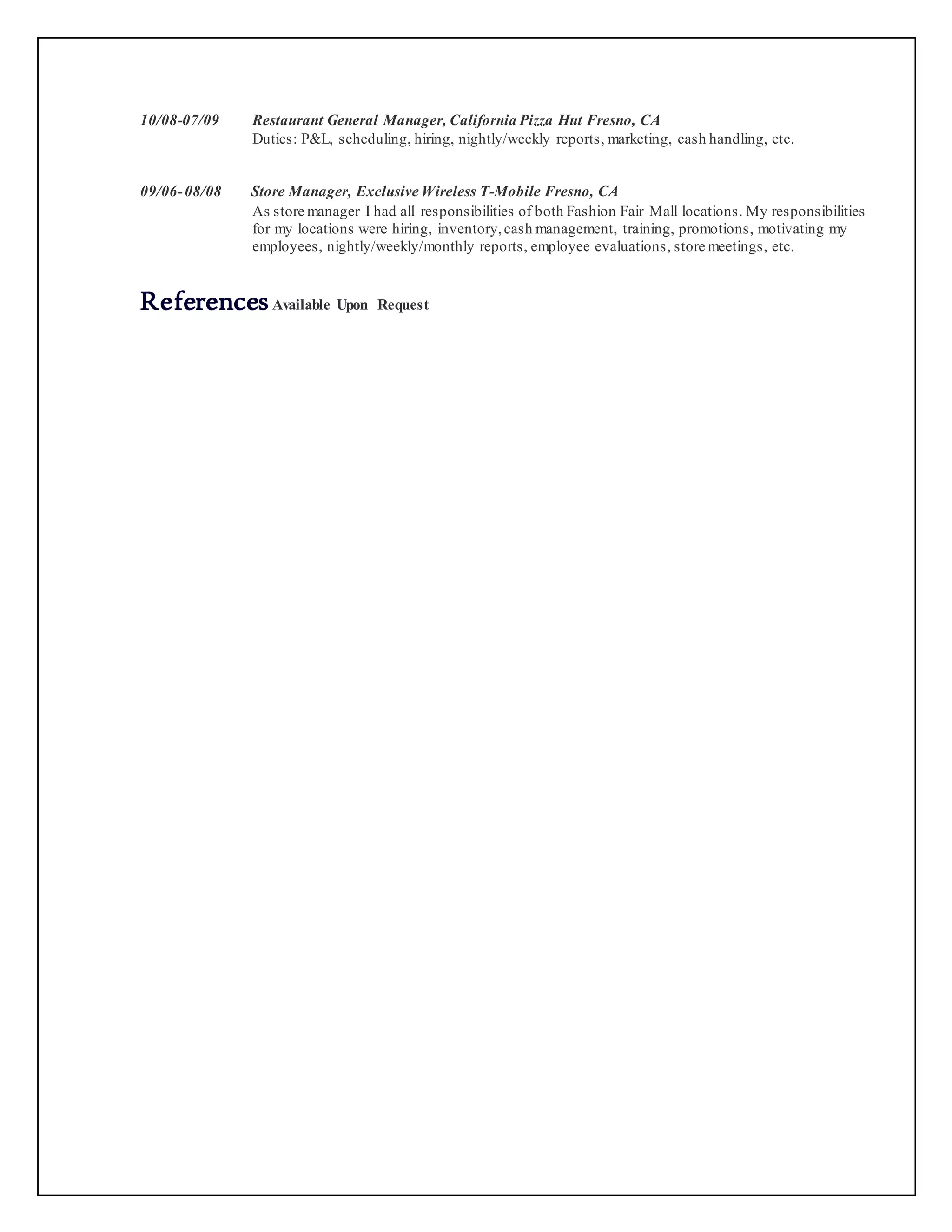 Cambria Richardson Resume | PDF