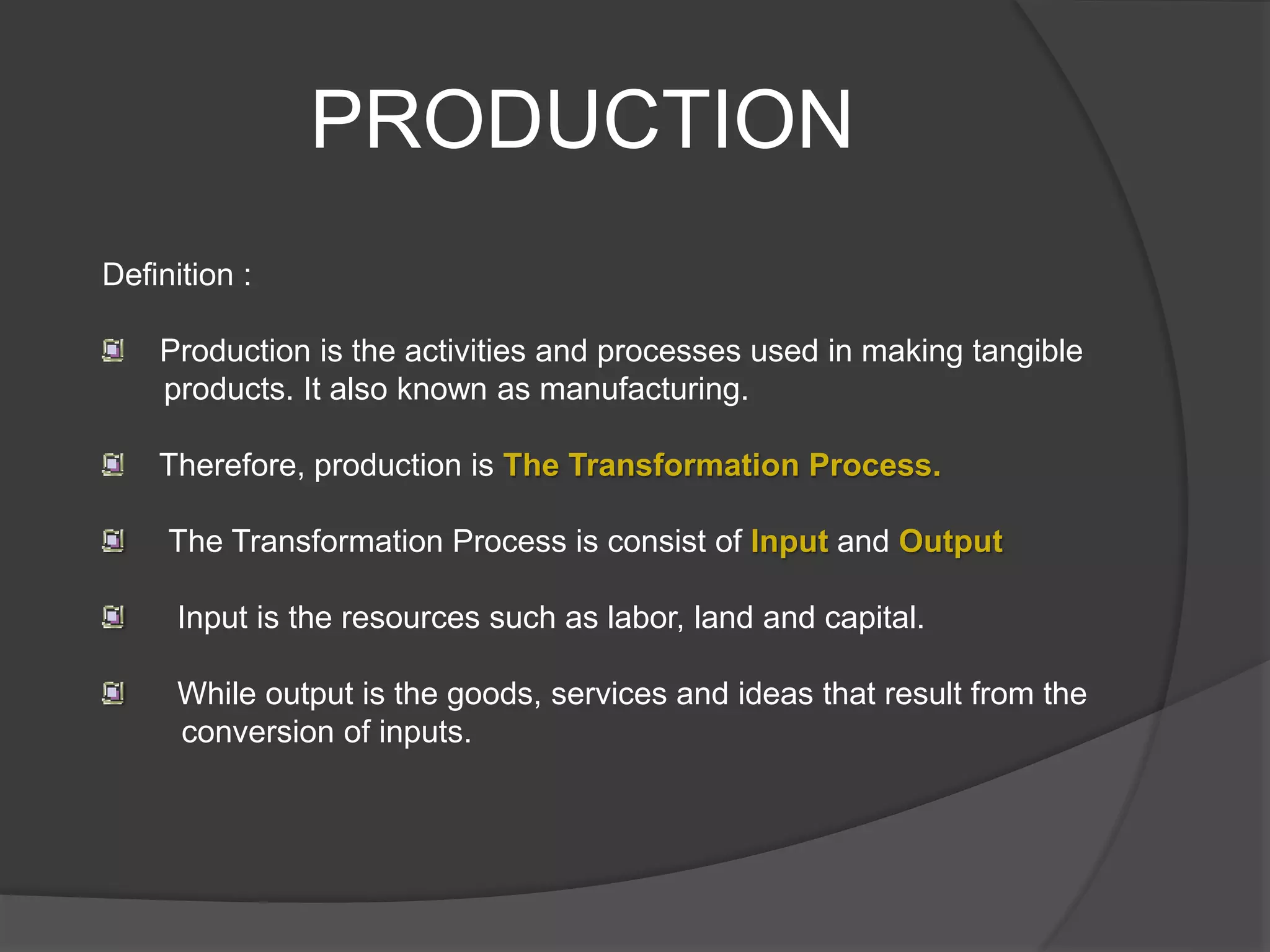 Production Employment and Competitiveness | PPTX