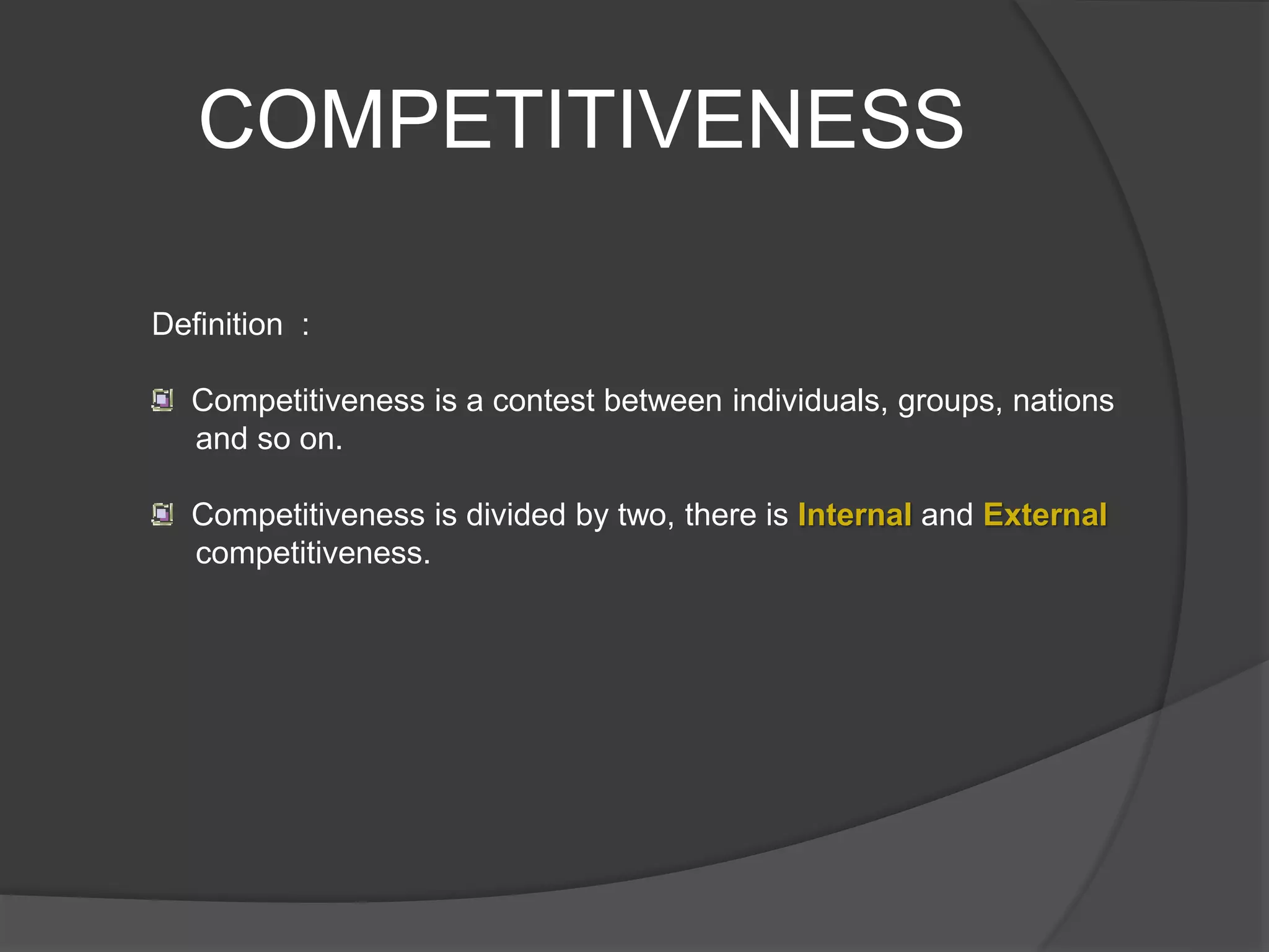 Production Employment and Competitiveness | PPTX