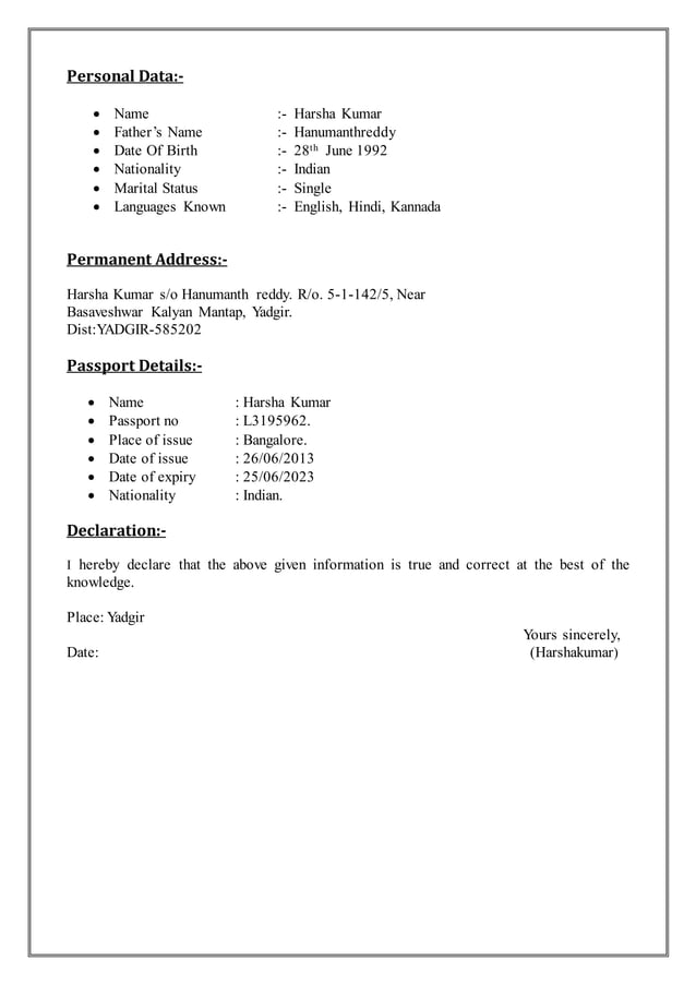 Harsha kumar cv | DOCX | Civil Engineering Industry | Industries