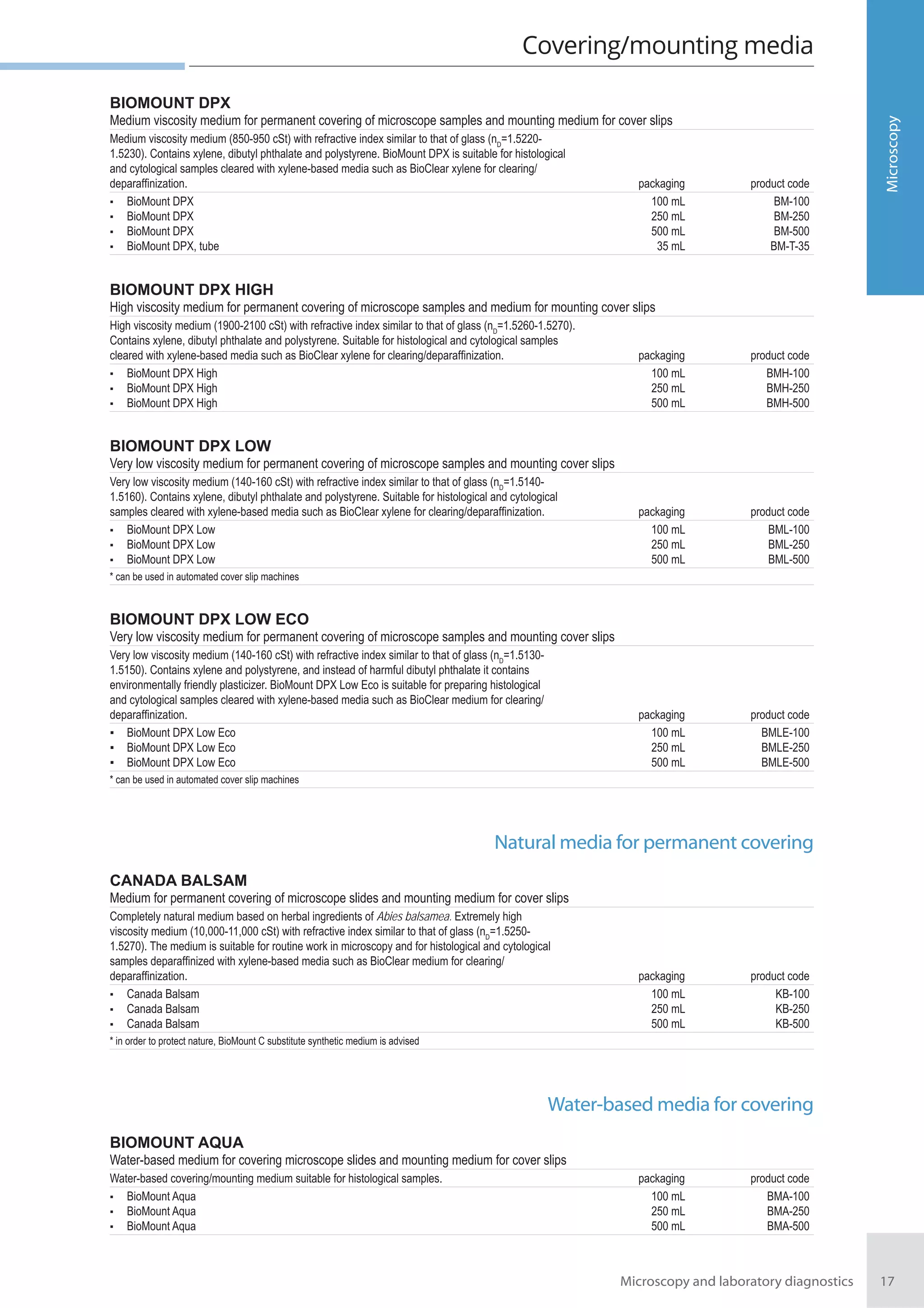 Product Catalog BioGnost Ltd.-Microscopy and Laboratory Diagnostics | PDF