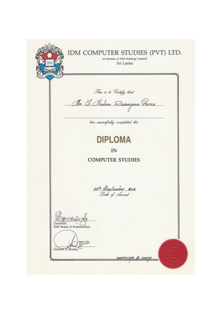 Diploma In computer Studies | PDF