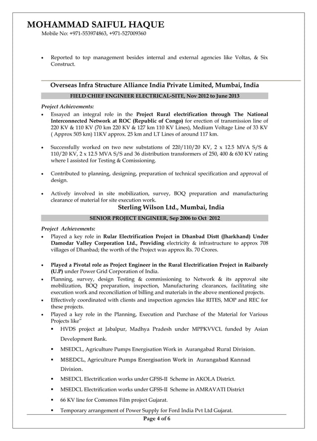 Mohammad Saiful Haque. Rev -05 | PDF