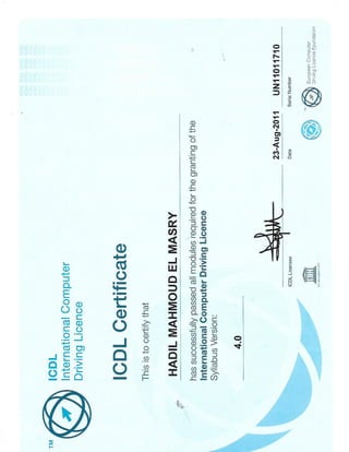 ICDL | PDF
