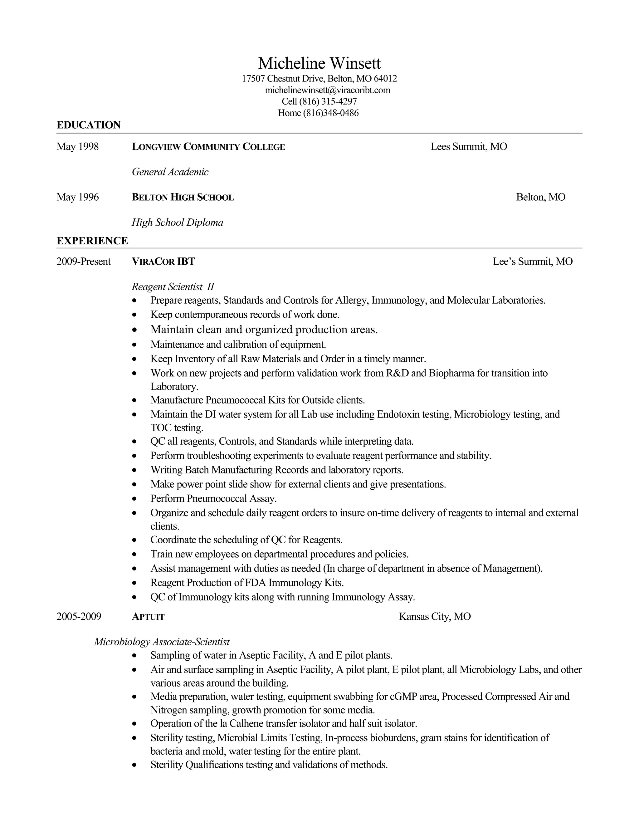 IBT CV | DOC