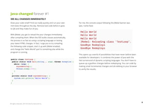 Coding With JRebel - Java Forever Changed | PPT