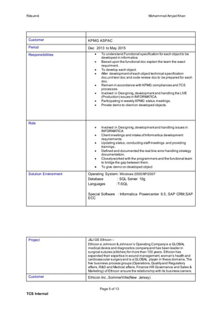 M_Amjad_Khan_resume | DOCX | Databases | Computer Software and Applications