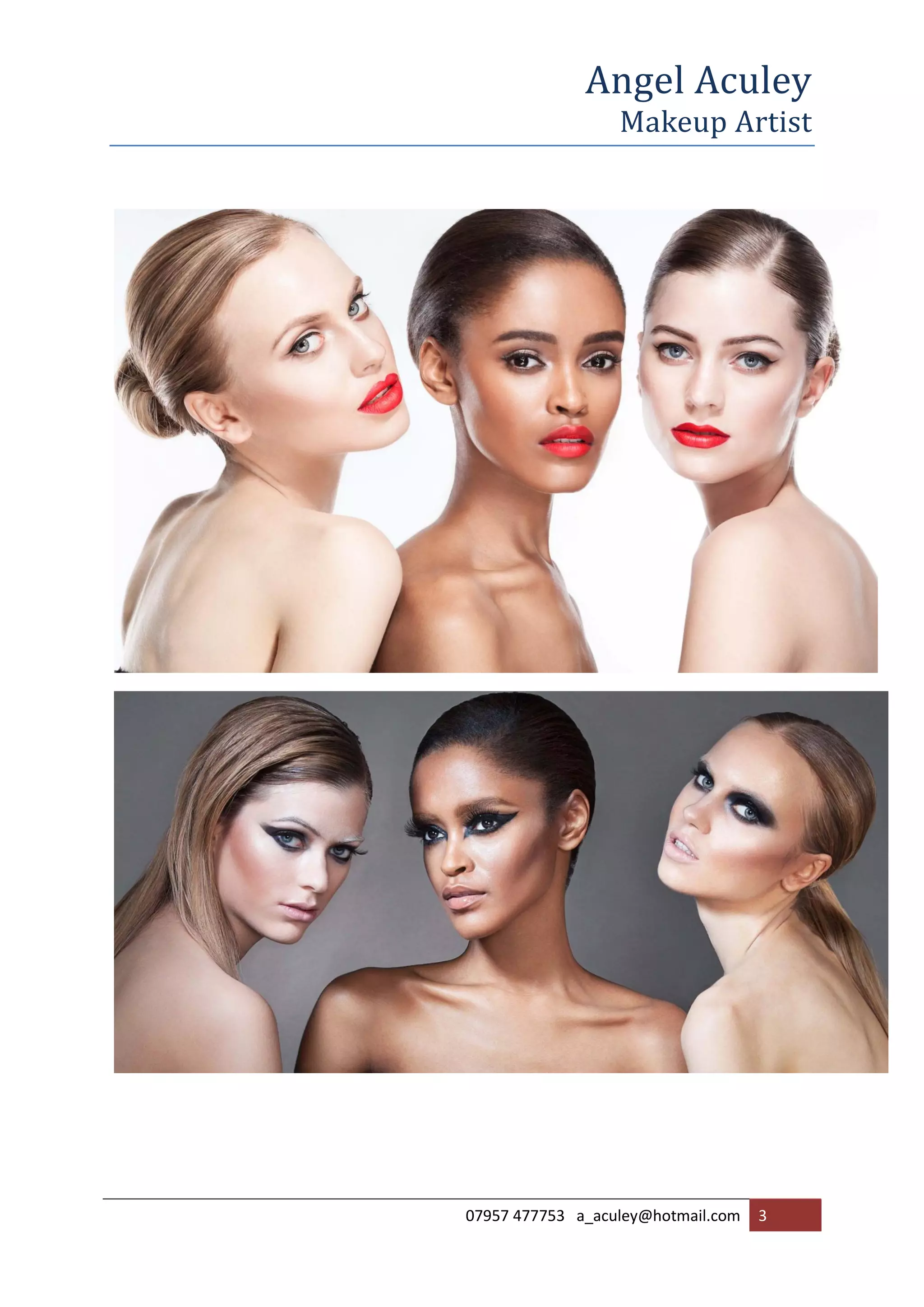 Angel - Professional Makeup Portfolio | PDF