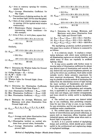 A Lumen Method of Daylighting Design | PDF