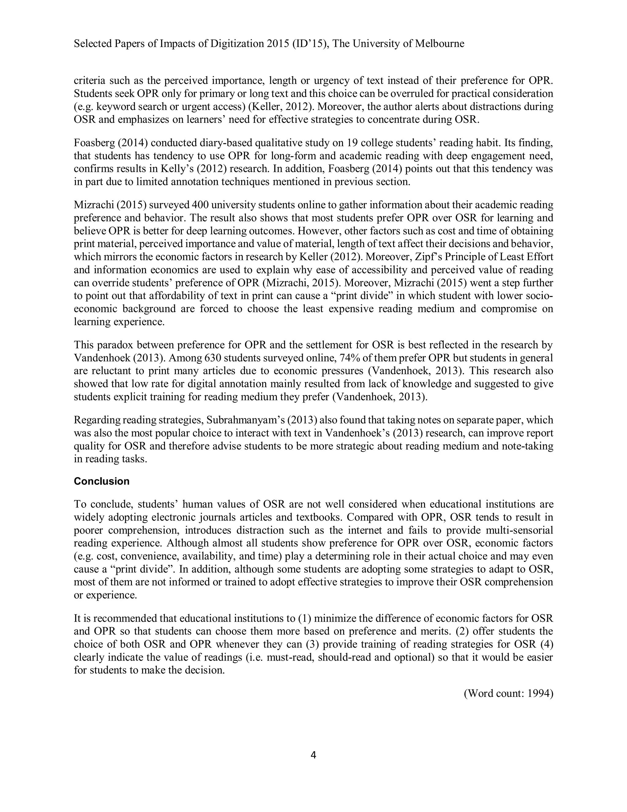 On-screen reading- comprehension and beyond | PDF