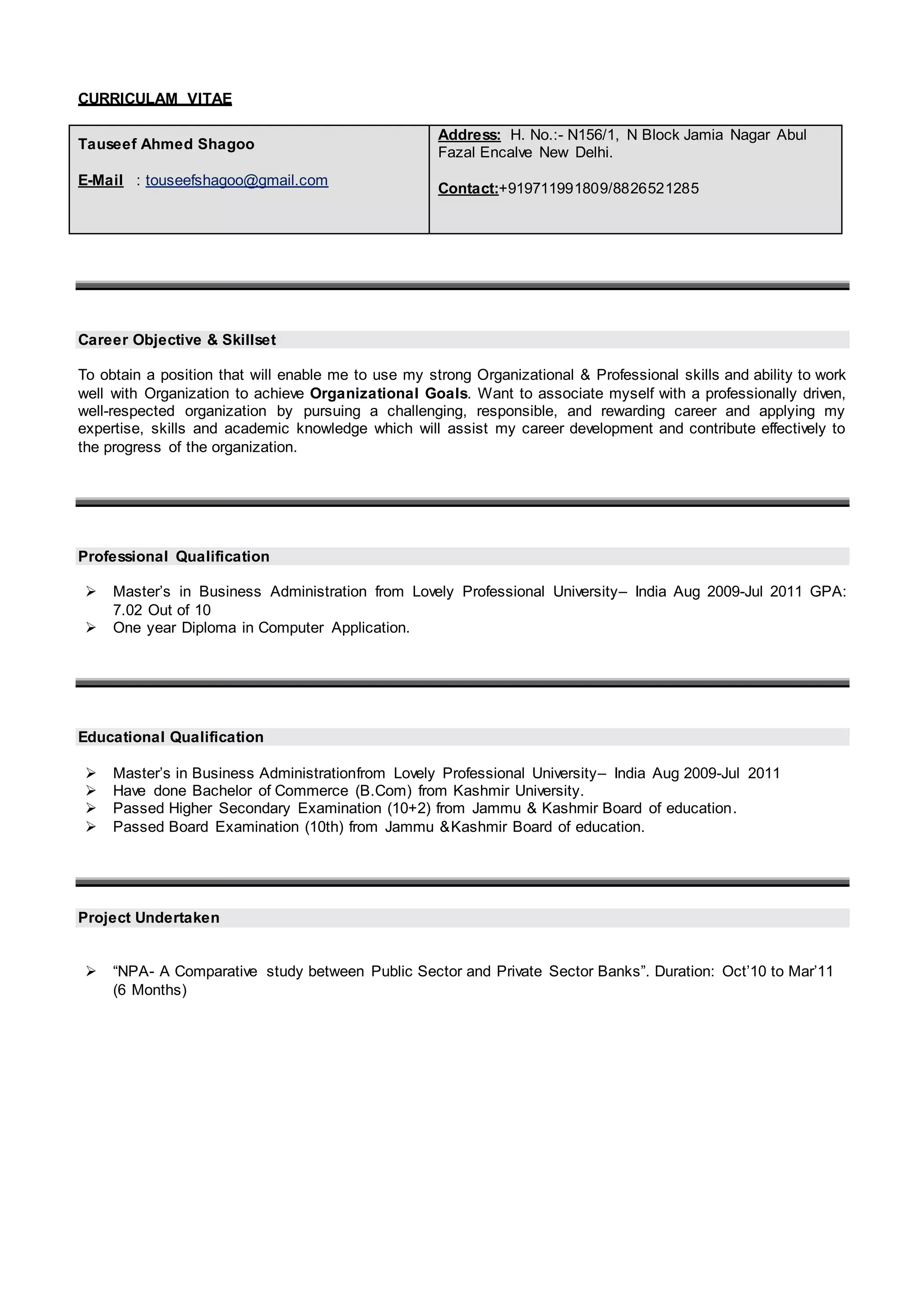 Touseef Updated CV new(2) | DOCX